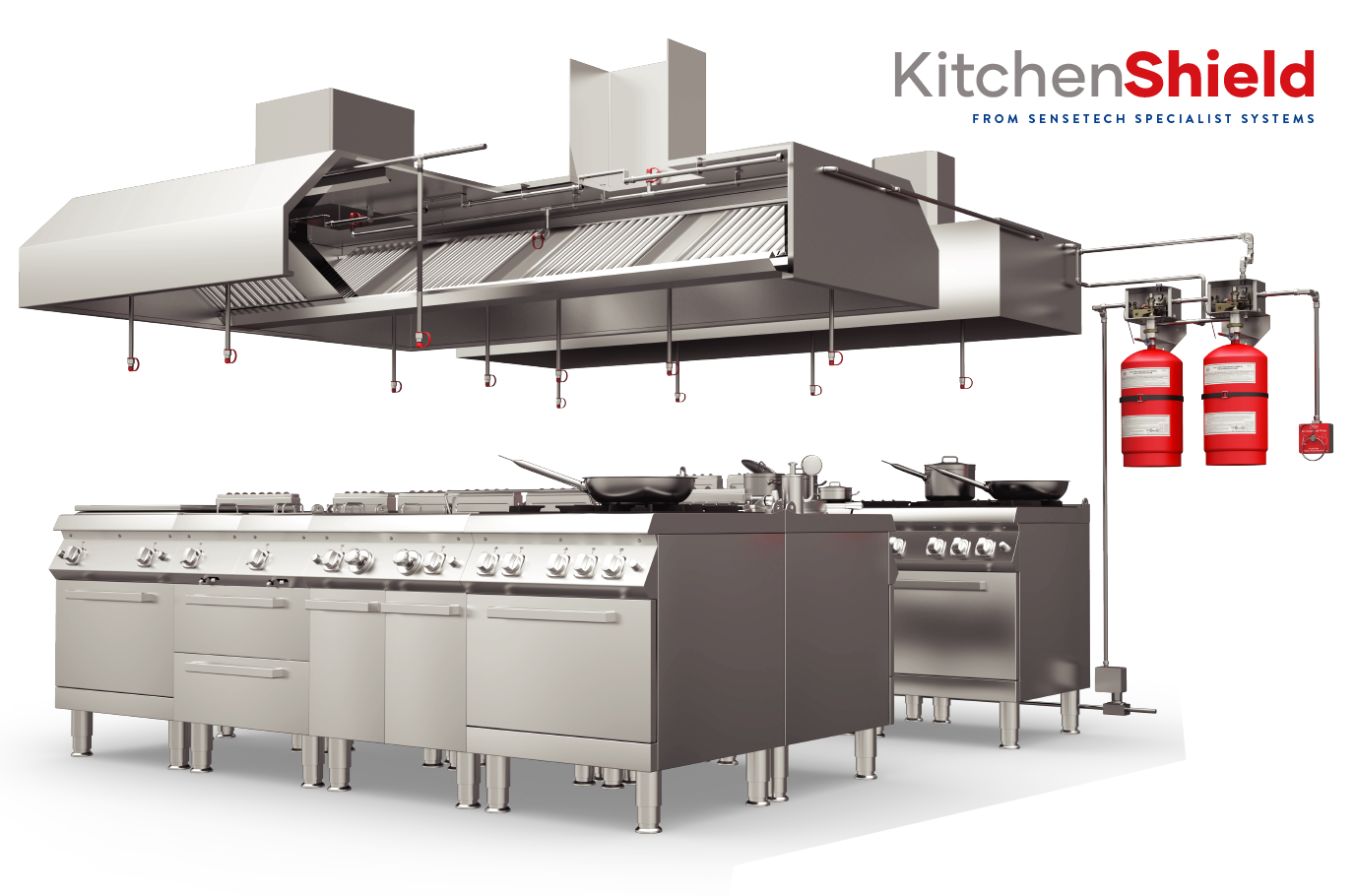 Commercial Kitchen Fire Suppression UK | Sensetech Specialist Systems